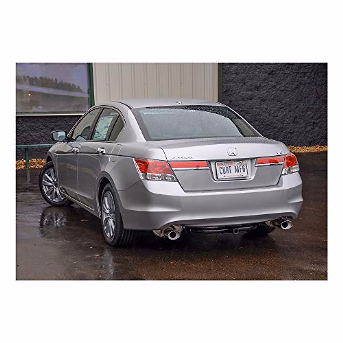 CURT 110853 Class 1 Trailer Hitch with Ball Mount, 1-1/4-In Receiver, Fits Select Honda Accord, TSX