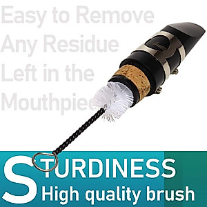 Libretto Clarinet All-Inclusive Care Kit: Mouthpiece Brush + Dust Brush + Microfiber Cleaning Cloth + Thumb Rest + Premium Cork Grease, Microfiber Pad Dryers x 3, Time to Clean Your Clarinet!