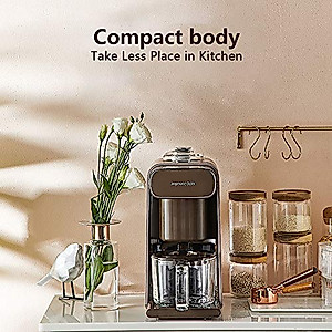 Joyoung DJ10U-K1 Multi-Functional Soy milk Maker, 4-in-1, Coffee Maker, Juice Maker, Electronic Water Kettle, No filter, Intelligent Preset, Capacity Range 300-1000ML