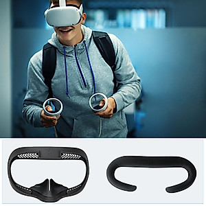 Compatible with Oculus Quest 2 Face Bracket Replacement,VR Breathable Foam Face Pad Protective for Meta Quest 2,Comfortable Face Cover Cushion VR Accessories