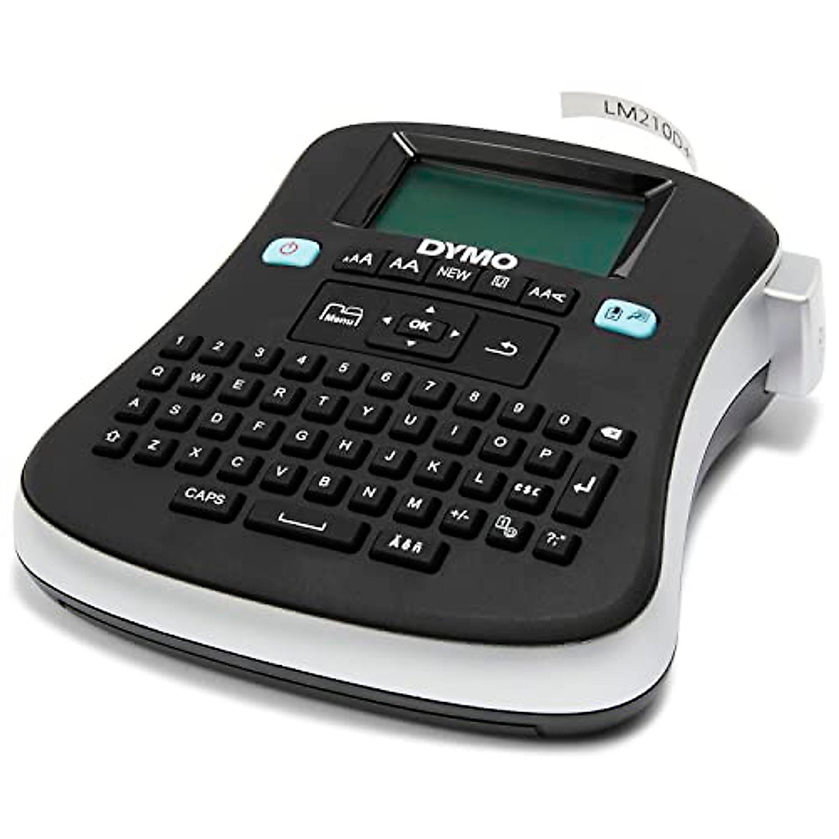 Dymo S0784440 Label Manager 210D Label Maker QWERTY Keyboard - Black/Clear