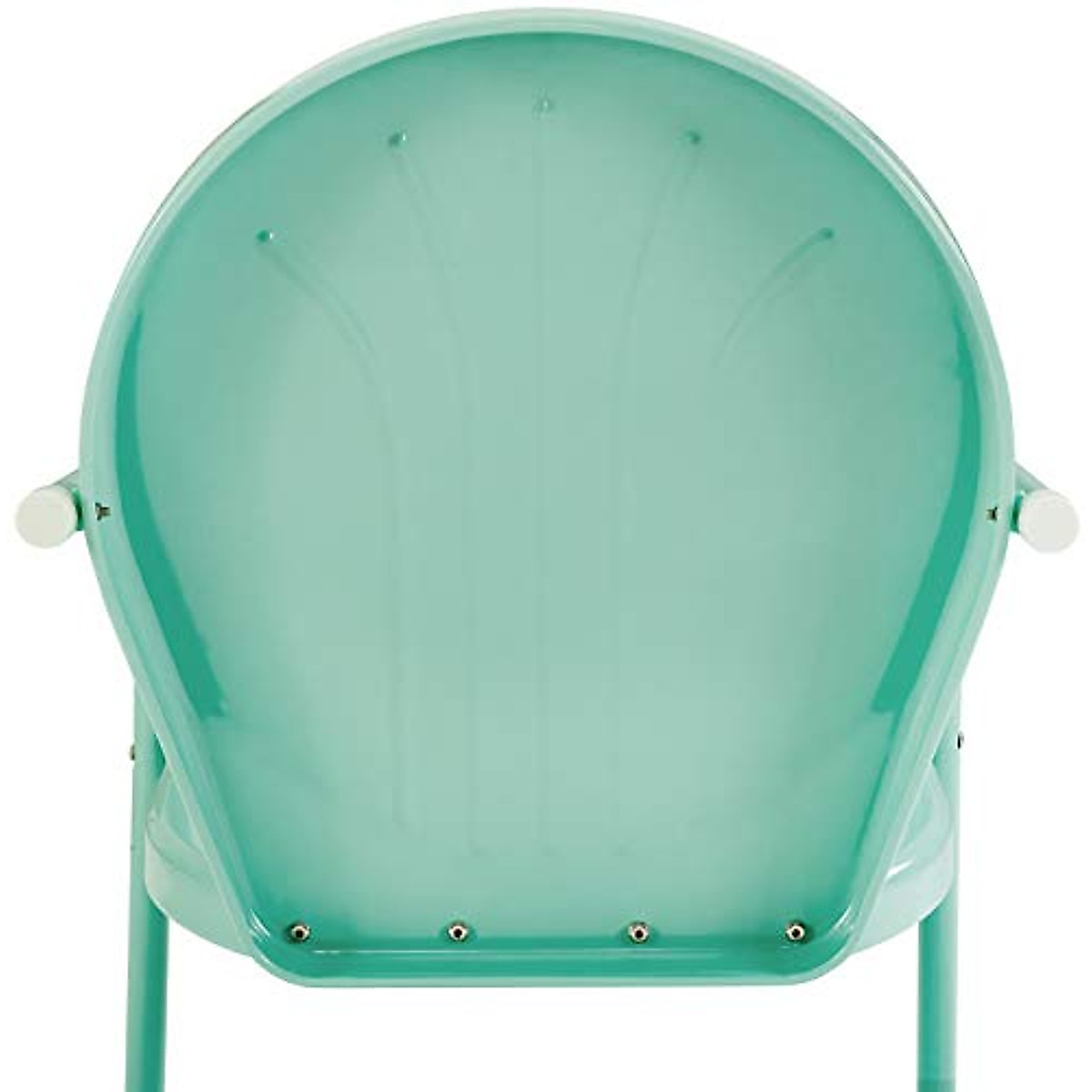 Crosley Furniture CO1001A-AQ Griffith Retro Metal Outdoor Chair, Aqua