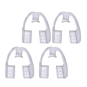 BESPORTBLE 4PCS EVA Food Grade Mouth Guard Dental Night Protector Tooth Grinding Guard for Sleep Men Women