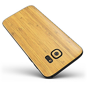 Design Skinz Design Skinz Real Light Bamboo Wood Full-Body Wrap Decal Skin-Kit for The Galaxy S8 Plus