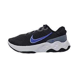 Nike Women's Renew Ride 3 Running Shoes, Black/White-Lapis, 6 M US