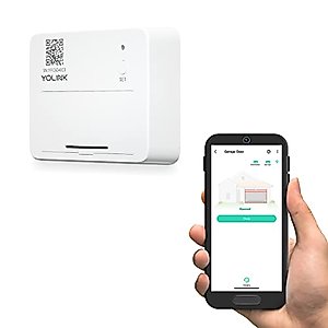 YoLink Garage Door Sensor, Smart Garage Door Position Sensor with Door Left Open Reminders, Hub Required!