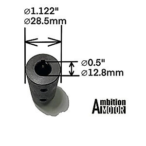 AMBITIONMOTOR Salt Spreader Spinner Hub Replaces Buyers 3007809 for TGSUV1B with Installed Set Screw