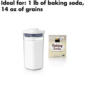 OXO Good Grips POP Container - Airtight Food Storage - 0.5 Qt Square (Set of 4) for Candy and More