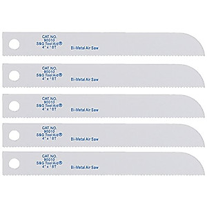 Tool Aid S&G (90010) Reciprocating Air Saw Blades, Pack of 5, White
