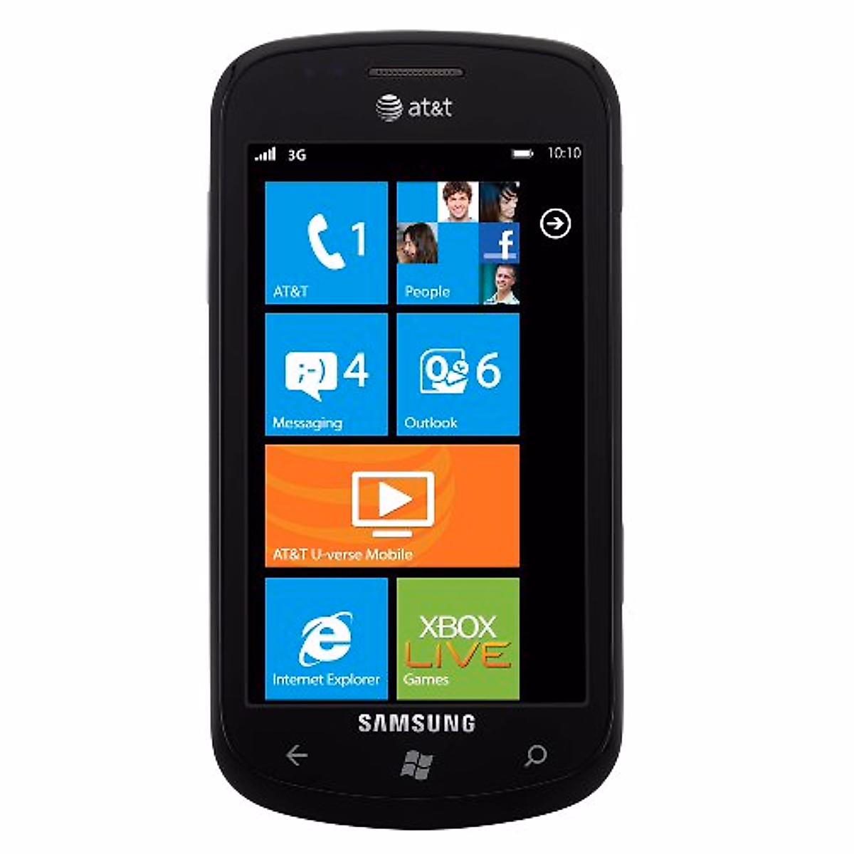 SAMSUNG Focus i917 GSM 3G Windows Phone 7 Smartphone AT&T New