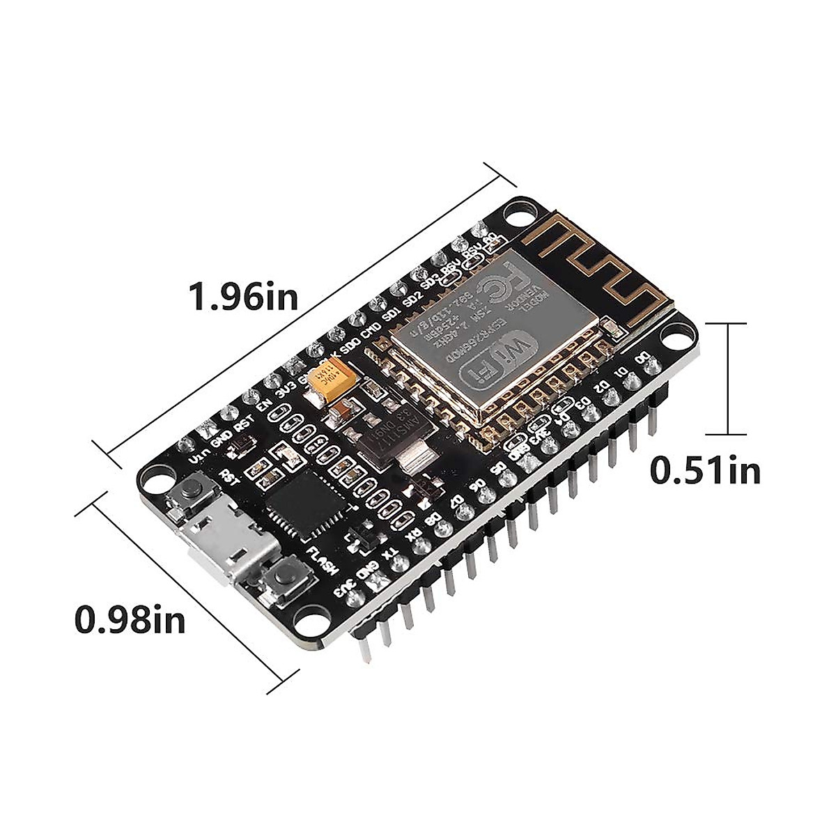ACEIRMC 4pcs ESP8266 NodeMCU LUA CP2102 ESP-12E Internet WiFi Development Board Open Source Serial Wireless Module Internet for Arduino IDE Micropython