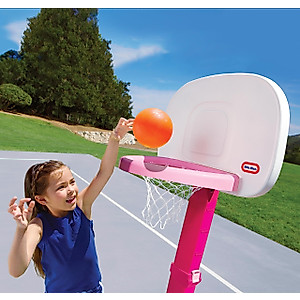 Little Tikes Easy Score Basketball Set, Pink- Amazon Exclusive 22.00 L x 23.75 W x 61.00 H Inches
