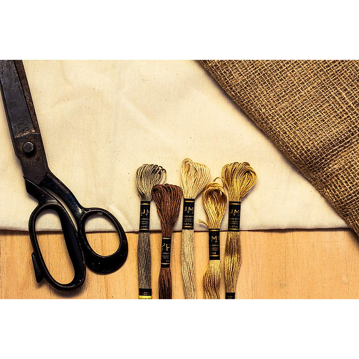 UMC STAG Pack of 50 Popular Colours Premium Embroidery Thread | 100% Egyptian Cotton Premium Skeins | Cross Stitch Embroidery Floss | Oeko TEX Certified Stranded Cotton | Ideal for Arts & Crafts