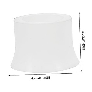 GANAZONO 2Pcs ice Cream Sealing Ring ice Cream Machine Part ice Cream Machine Silicone Ring ice Cream Accessories Store Supplies Silica Gel Soft Serve ice Cream Machine Multifunction White