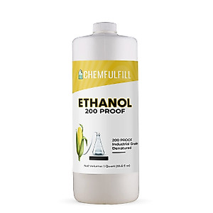 Chemfulfill 200 Proof Ethanol – Ethanol (100% EtOH Denatured) (5-Gallon (640 fl oz))