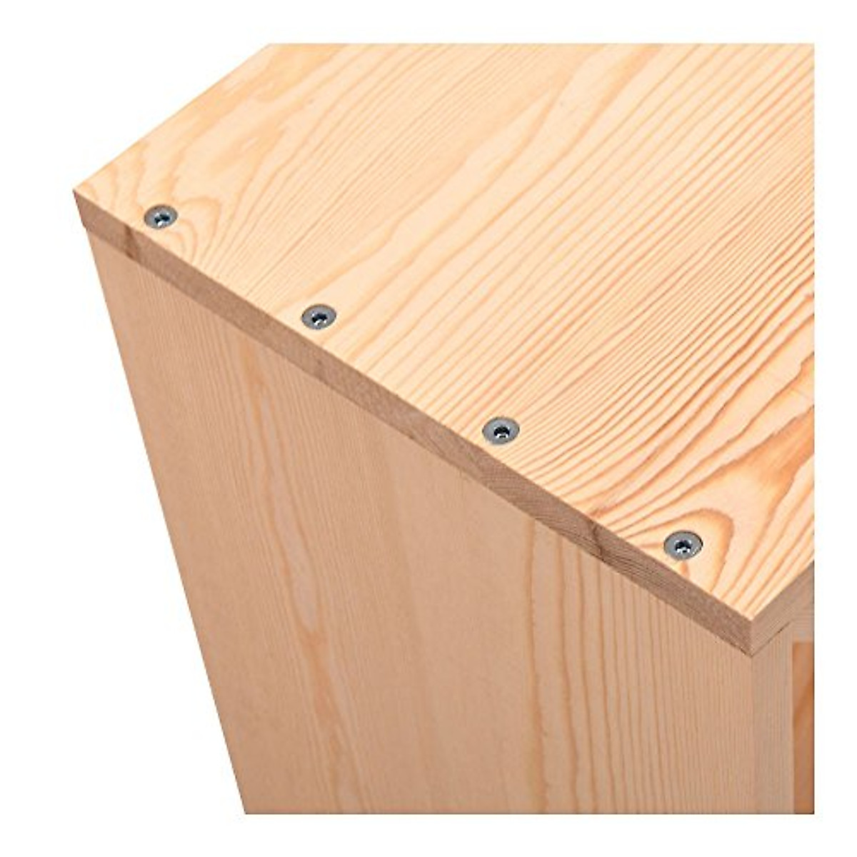 24 Bottles Holder Wine Rack Solid Wood Stackable Storage Cube Tabletop Champagne