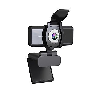 1080P Full HD Webcam,Computer Laptop PC Mac Desktop Webcam for Meetings and Video Calls Pro Stream Webcam with Plug and Play Video Calling, Built in Microphone,Black