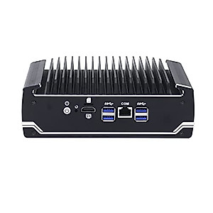 HUNSN Micro Firewall Appliance, Mini PC, VPN, Router PC, Intel Core I5 8250U, RX03, AES-NI, Nano SIM Slot, HDMI, COM, 6 x Intel I211, Vesa Mount, Barebone, NO RAM, NO Storage, NO System