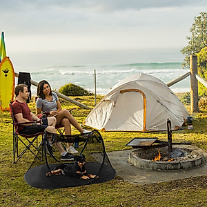 Cat Tent Outdoor, Realife Two Doors Pet Enclosure Pop Up Tent, Indoor Pet Tent Playpens for Cats and Small Animals in Deck, Yard, Patio, Park, Portable Exercise Tent with Carry Bag (Black)