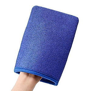 X AUTOHAUX Automotive Clay Mitt Glove Detailing Cleaning Wash Mitt Blue 21x14cm