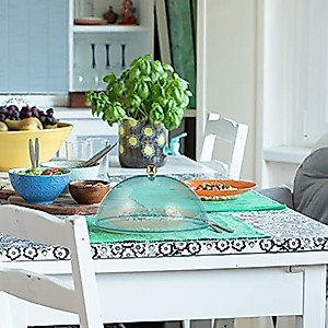 BESTonZON 1pc for Fruit Cloche Cuake Lid Home Household Umbrella Basting Restaurant Insulation Melting Microwave from Pan Oven Cheese Accessories to Convenient Plastic Clear Tent Outdoor