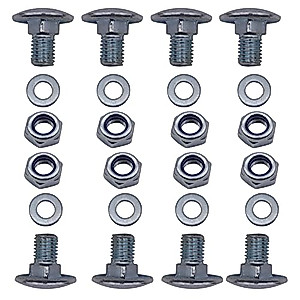 HABIIID 8 Packs 304 Stainless Steel Snowblower Skid Shoe Mounting Bolts Accessories Kit (5/16-18) 3/4" 784-5580