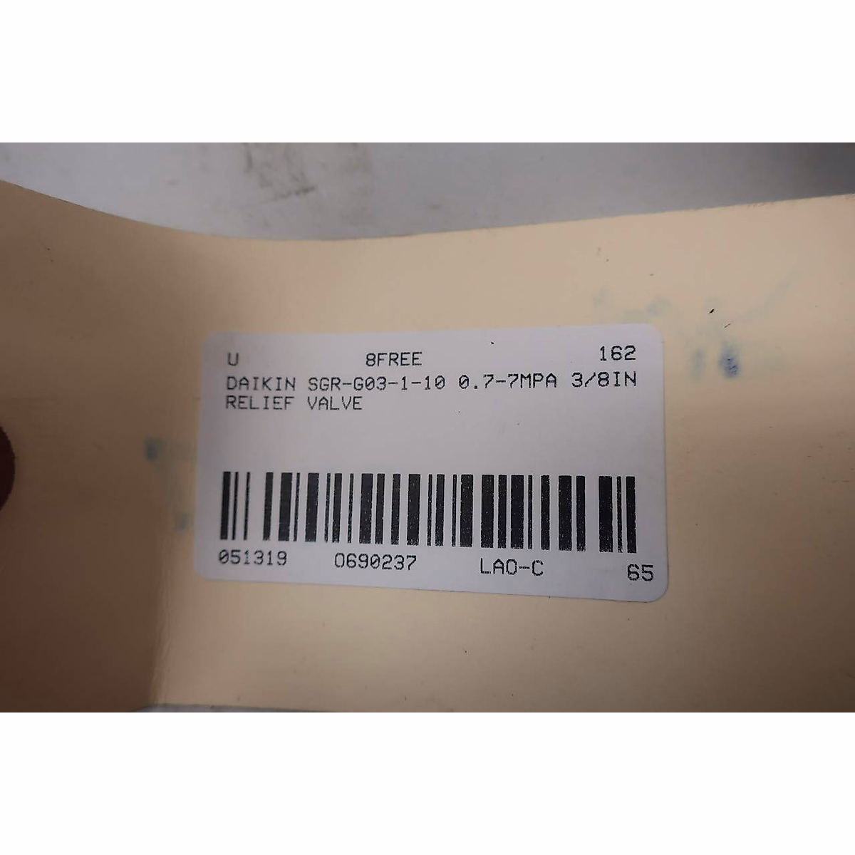 DAIKIN SGR-G03-1-10 Relief REDUCING Valve