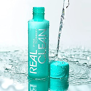 Real Techniques Real Clean In-The-Clear Eye Makeup Remover, Gentle Liquid Makeup Remover, Skin Repair Ingredients, Hyaluronic Acid & Vitamin C, Vegan & Cruelty-Free, 4 fl.oz./110 mL Bottle