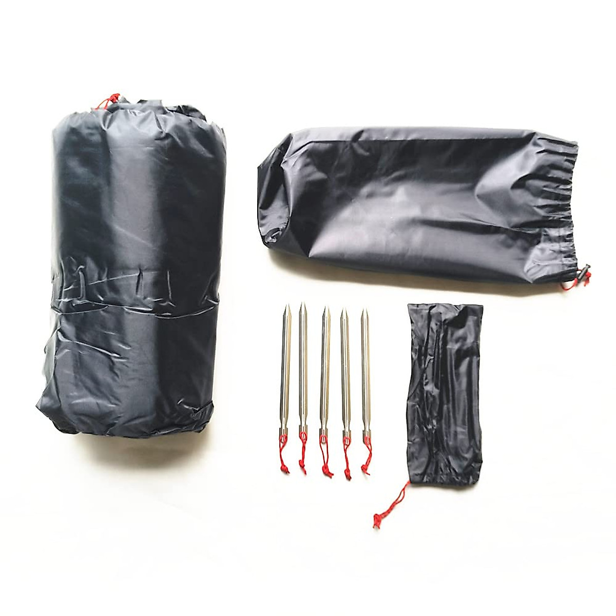 MCETO Outdoor Half Inner Mesh Tent,TX400PRO 5 Corner Tipi Hot Backpacking Hiking Bushcraft Travel Stove Equipment