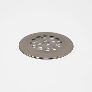PF WaterWorks Bathtub/Bath Tub Drain Shoe Grid/Strainer Cover with Matching Screw;Brushed Nickel; PF0915-BN
