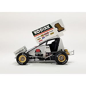 Winged Sprint Car #1 Swindell Kodiak Special National Sprint Car Hall of Fame and Museum World of Outlaws 1987 1/18 Diecast Model Car by Acme A1809524