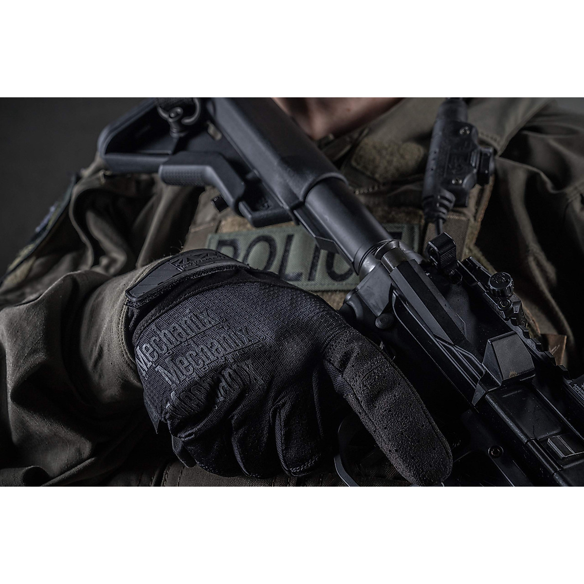 Mechanix Wear: Tactical Specialty Vent Tactical Gloves, Touch Capable, High Dexterity, Gloves for Airsoft, Paintball, and Field Work, Work Gloves for Men (Black, X-Large)