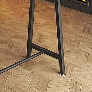 DR.IRON Black Metal Clothing Rack, Industrial Clothes Rack with Top Rod Heavy Duty Clothing Rack for Hanging Clothes for Home Bedroom,Clothing Store, Laundry Room