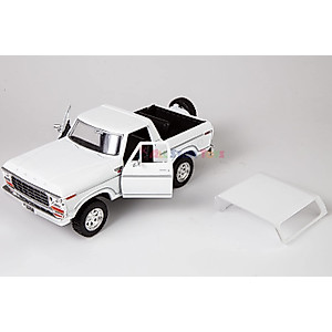 1978 Ford Bronco 1:24 Diecast Model Car White SUV SUT Truck Motormax All Star Toys Exclusive 79371