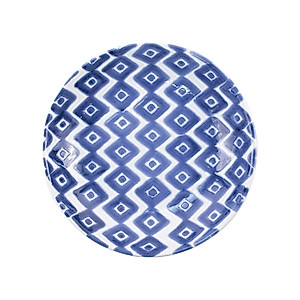 Vietri Viva Santorini Assorted Pasta Bowls, Set/4, Soup Salad Spaghetti Server 9.5" Dish