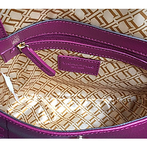 Tignanello Lillie Saddle Cross Body W/RFID Protection, Garnet