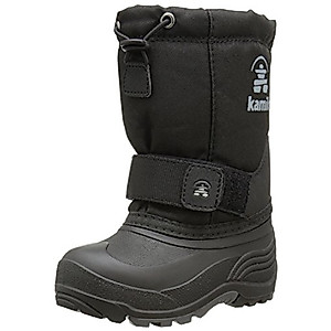 Kamik Rocket Cold Weather Boot (Toddler/Little Kid/Big Kid),Black,2 M US Little Kid