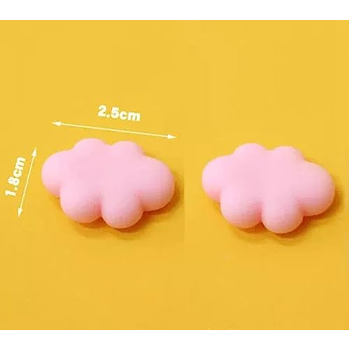 Fridge Magnet 4Pcs/Set Cartoon Cute Cloud Shape Fridge Magnets Office Cloud Shape Whiteboard Magnets Resin Refrigerator Magnets Home Decoration(Blue)