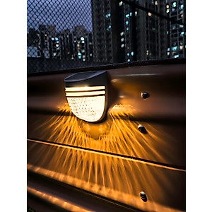 Vego garden Solar Garden Lights with Auto Sensors Magnetize Securely to Beds, IPX4 Waterproof Outdoor LED Light for Patio & Yard 8 Pack