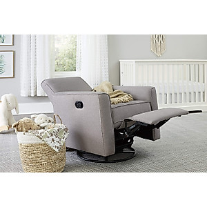 Westwood Design Aspen Manual Recline Nursery Glider Rocker, Sand