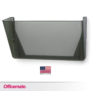OIC Wall Files, Pockets and Accessories, Smoke (OIC21431), Letter