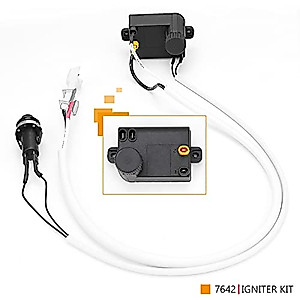 Hisencn 7642 Grill Igniter for Weber Spirit 210 & Spirit 310 Gas Grill Models with Up Front Controls (Model Years 2013 and Newer)