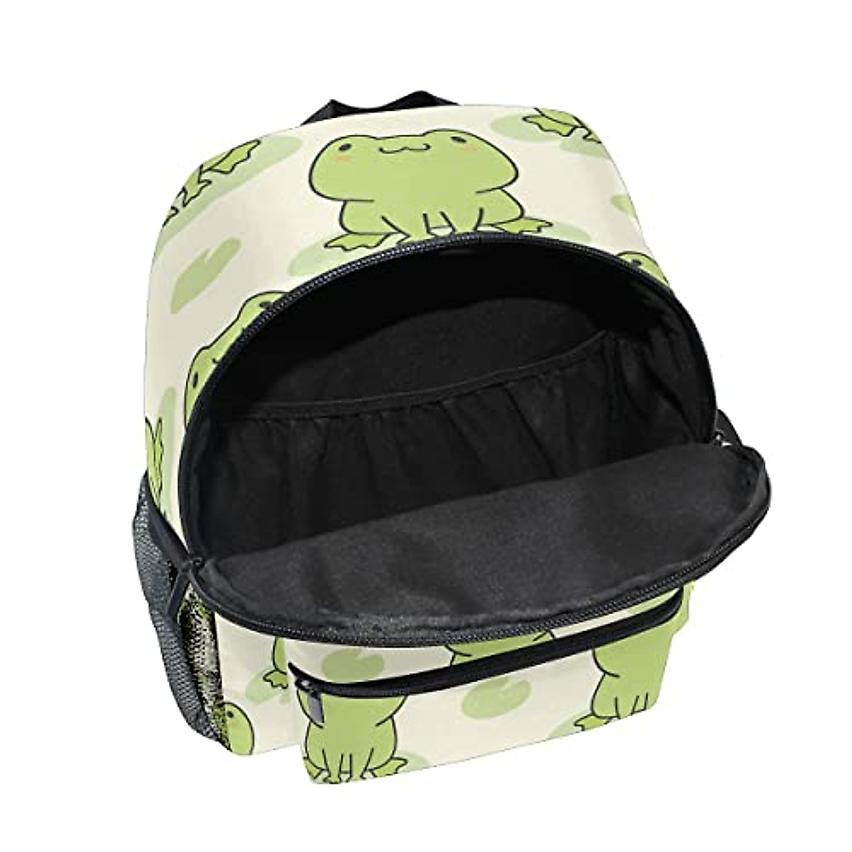 TropicalLife Kids Backpack for Boys Girls School Toddler Cute Animal Frog Pattern Children Preschool Book Bag Kindergarten Travel Backpack Daypack