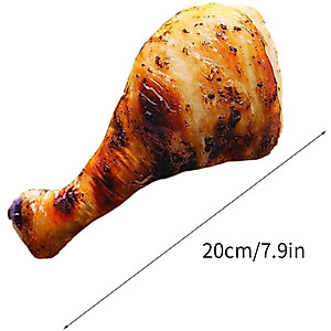 3D Chicken Leg&Chicken Wing Pillow Plush Toy,20cm Pillow Soft Lumbar Back Cushion Pillow Cushion Soft Throw Pillow for Home Decor Throw Pillow Photography Background Background,Pillow Sofa Back