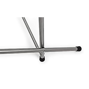 Camco Olympian Deluxe Portable Grill Table | Provides Plenty of Room for Grilling Gear | Ideal for Picnics, Camping, Boating, Tailgating, and Backyard BBQs | (57293) Silver