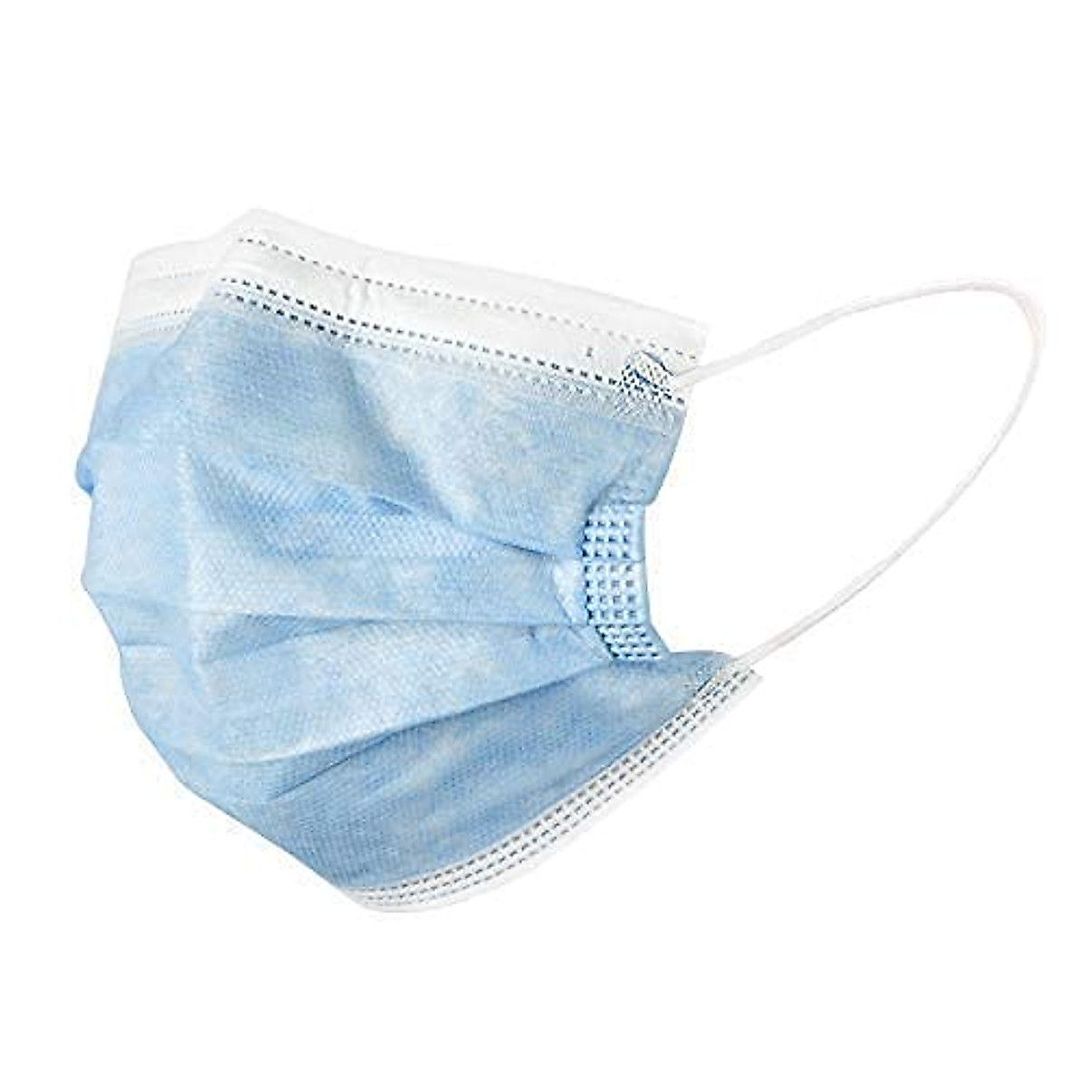 ABFIRE Non-Woven Fabric 3 Ply Disposable face Covers, Blue,Mouth Masks,50COUNT