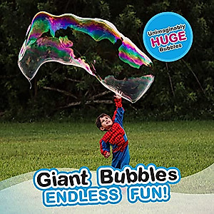 4 Big Bubble Wands: Making Giant Bubbles. Great Birthday Activity and Party Favor. Giant Bubble Solution Not Included.