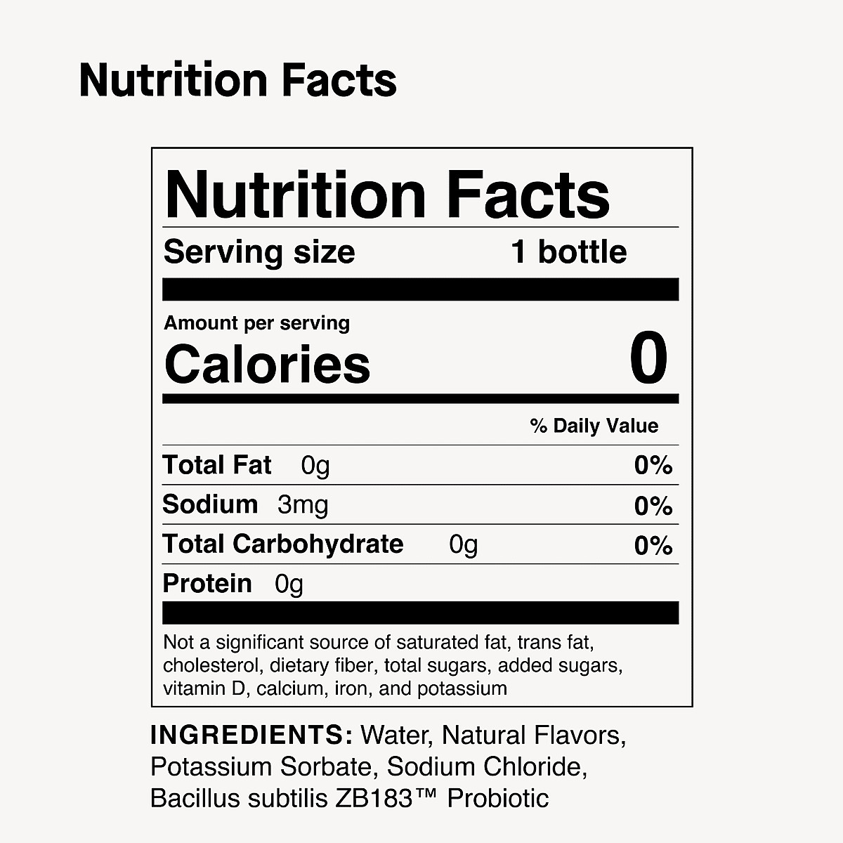 ZBiotics® Probiotic Drink — 0.50 Fl Oz (Pack of 12)