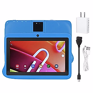 soobu Reading Tablet, Blue 6000mAh 5G WiFi Dual Camera HD IPS Screen 7 Inch Tablet for Study (Blue)