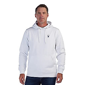 Spyder Men's Alpine Hoodie, White, Medium